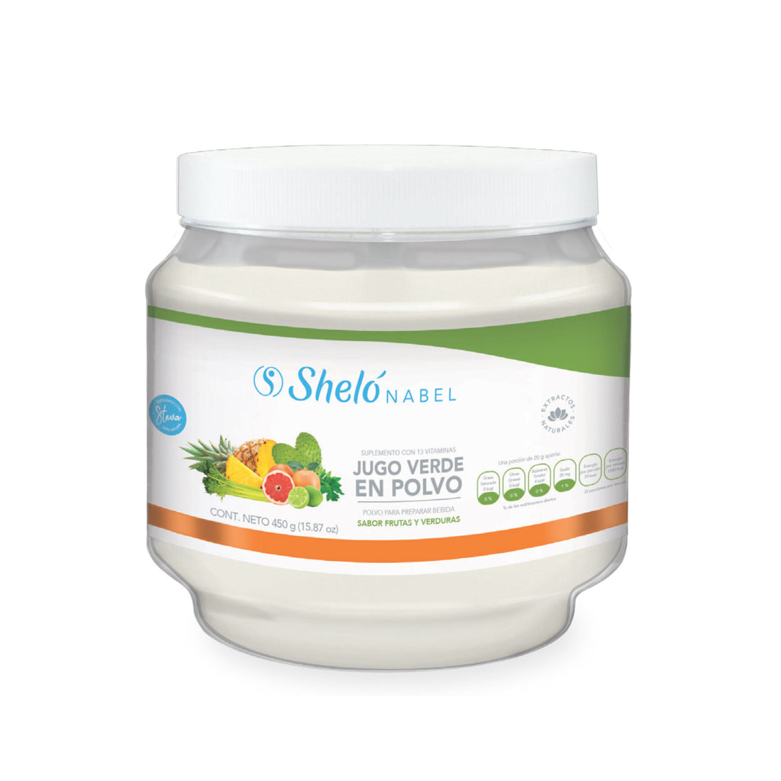 Jugo Verde en Polvo de Shelo Nabel – Sheló NABEL Mexico
