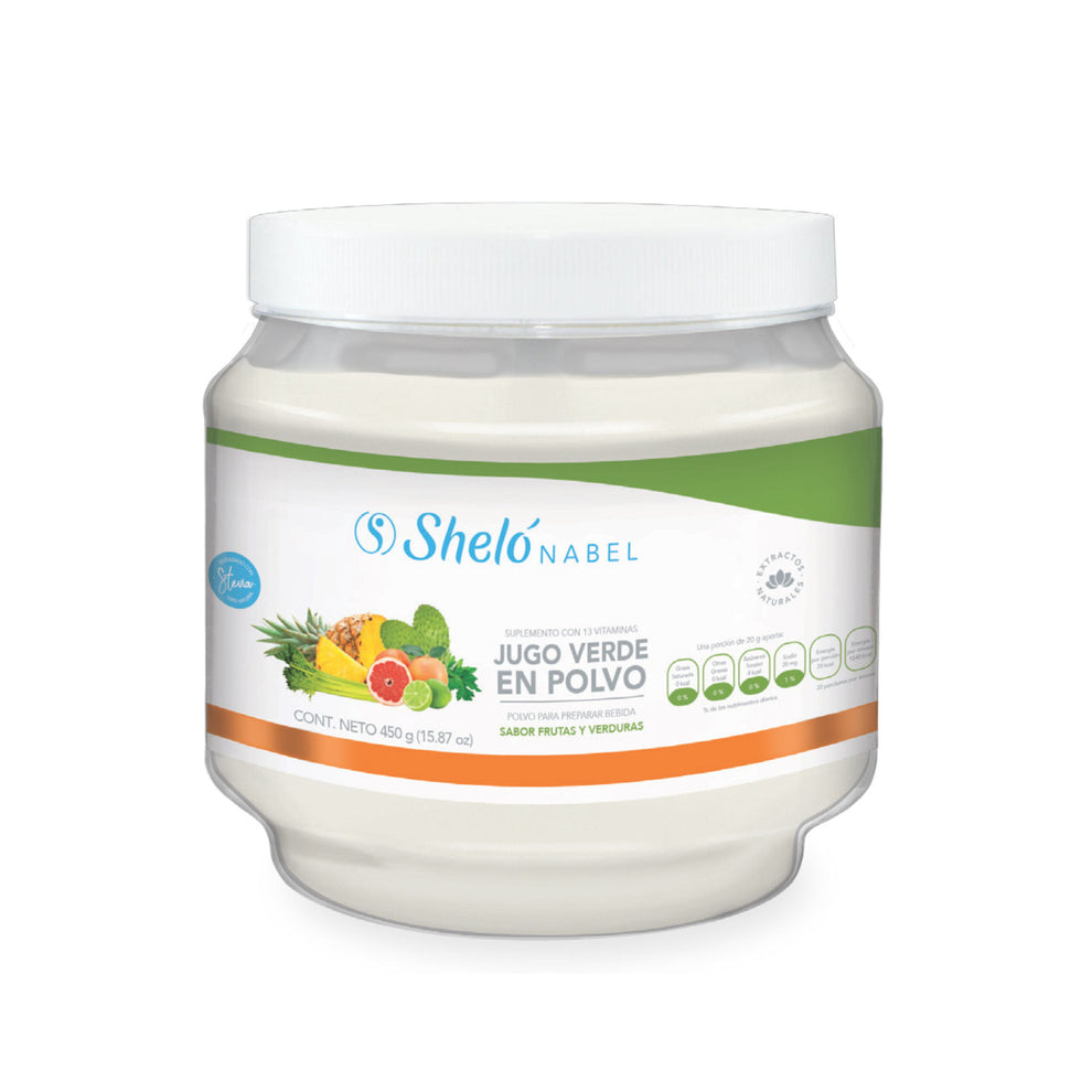 Jugo Verde en Polvo de Shelo Nabel – Sheló NABEL Mexico